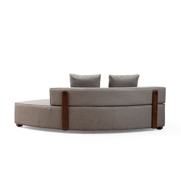 East Urban Home Jamie-Joseph 150" Upholstered Modular Sofa | Wayfair