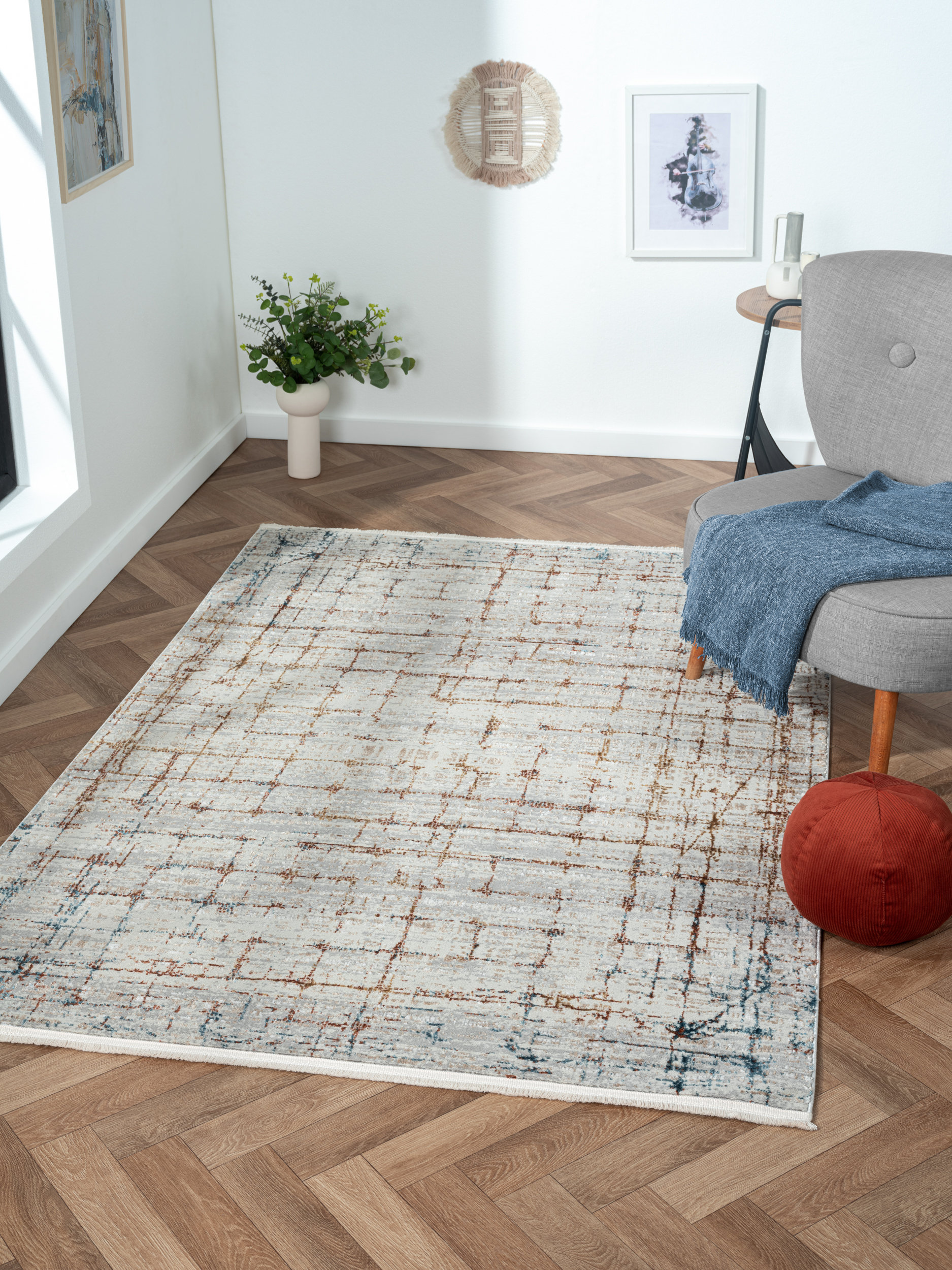 Williston Forge Arian light grey Rug | Wayfair.co.uk