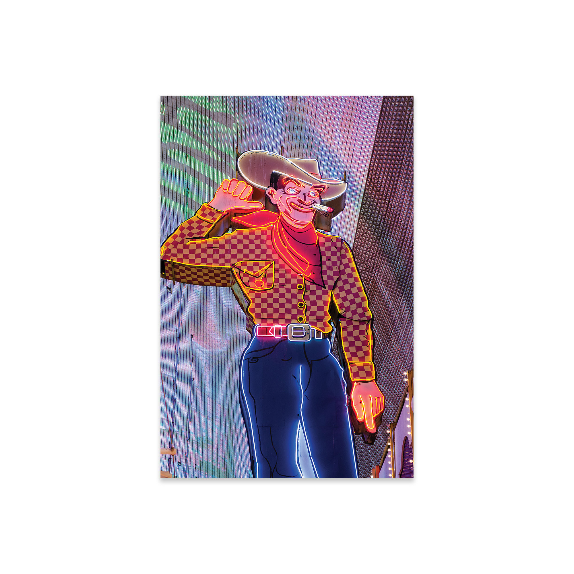 Red Barrel Studio® " Vegas Vic Neon Sign In Zoom, Fremont Street ...