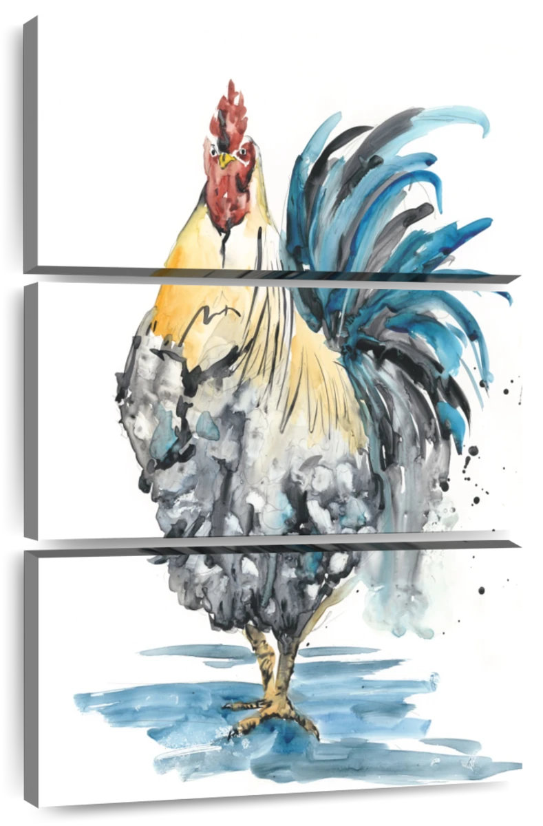 Ebern Designs Brampt Rooster Splash II | Wayfair