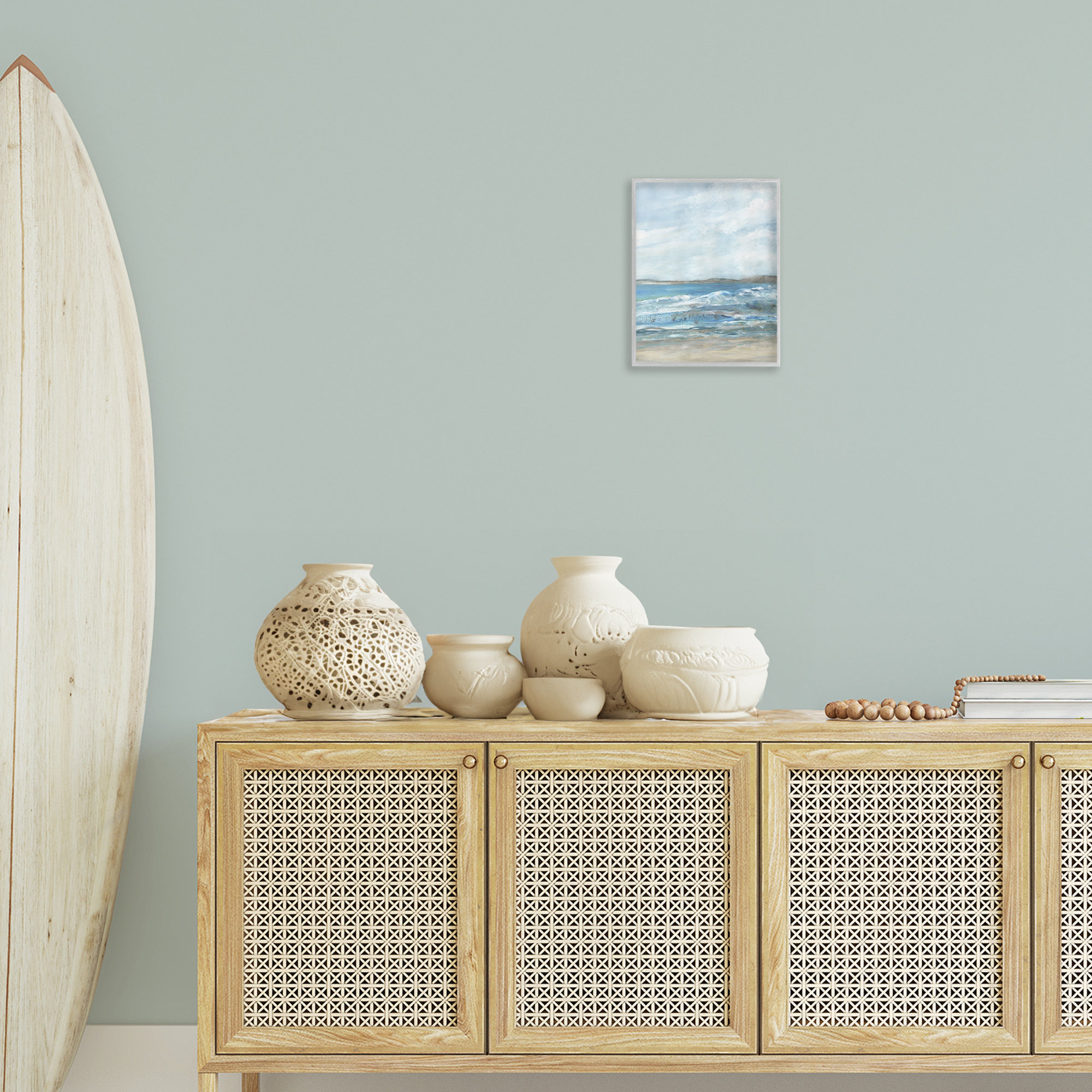 Highland Dunes Sandy Surf Beach Giclee Art by Jessie Perry | Wayfair