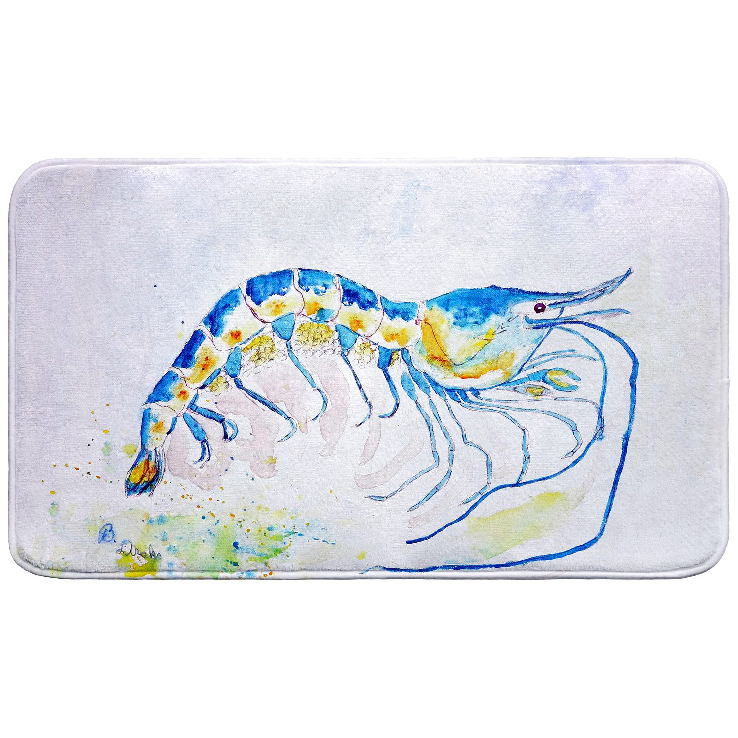 Dovecove Shrimp Bath Mat | Wayfair