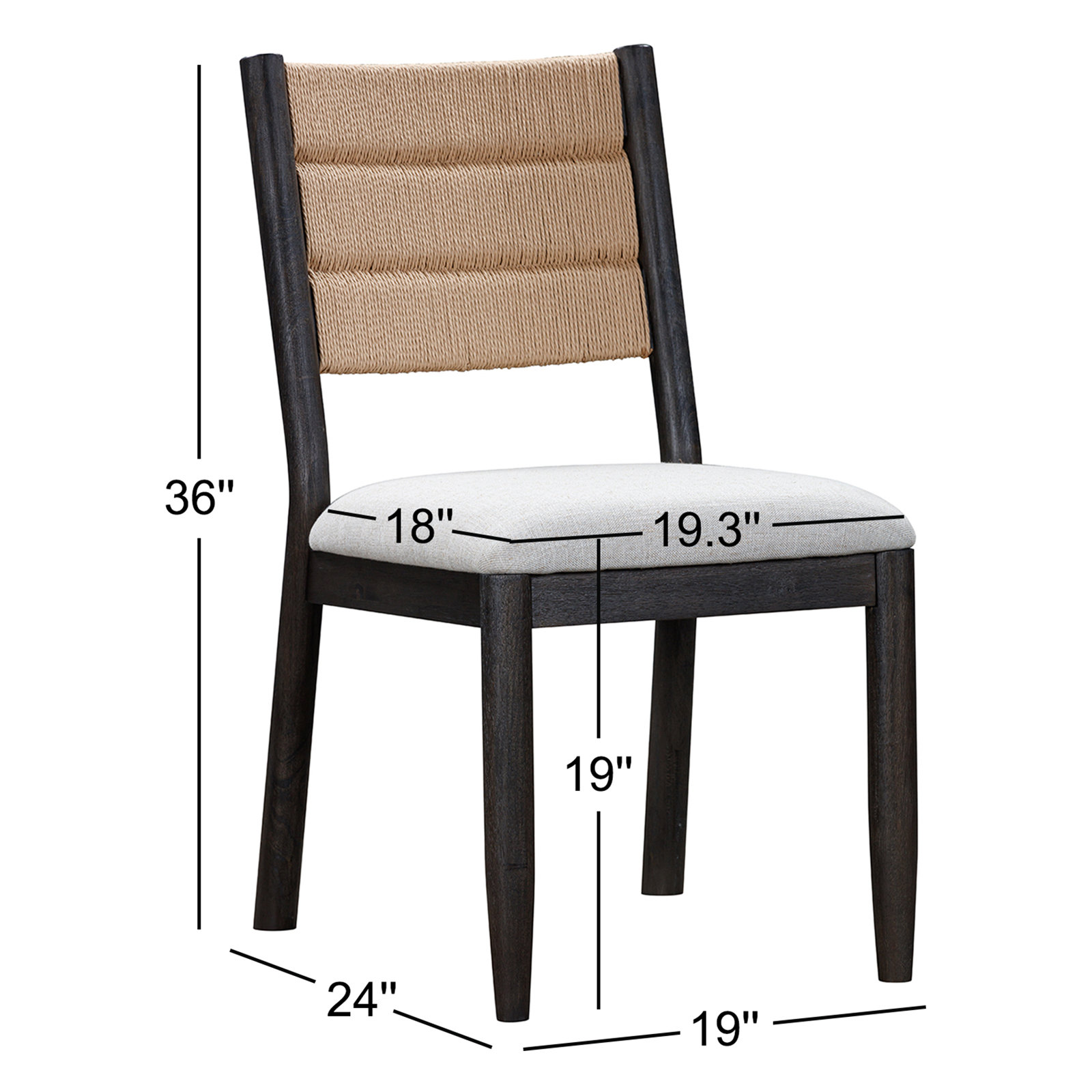 Birch Lane™ Shay Woven Side Chair | Wayfair