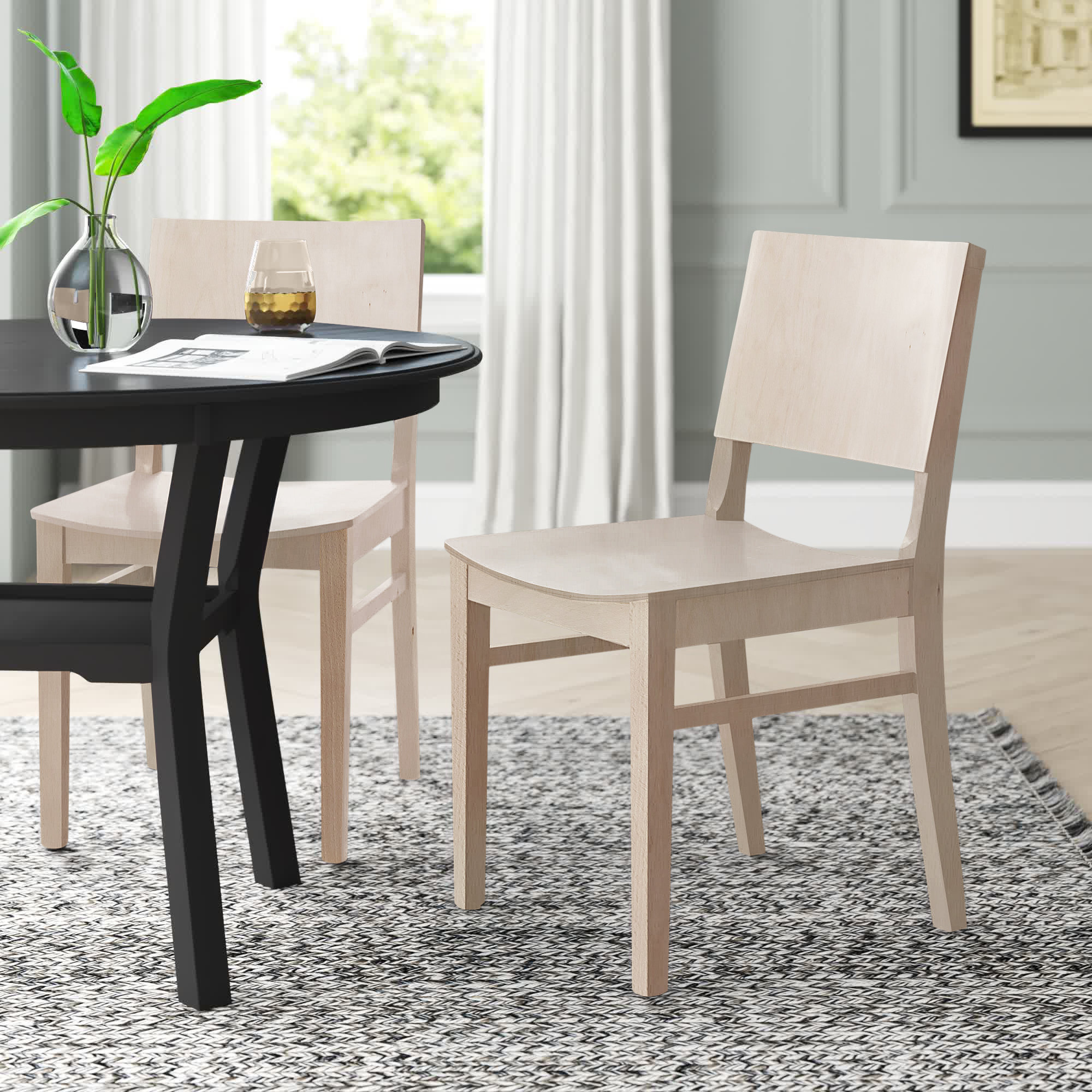 Lark Manor Arieli Solid Wood Side Chair & Reviews - Wayfair Canada