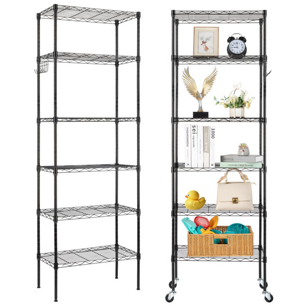 Rebrilliant Mayble 21.25'' W Steel Height -Adjustable Shelving Unit ...