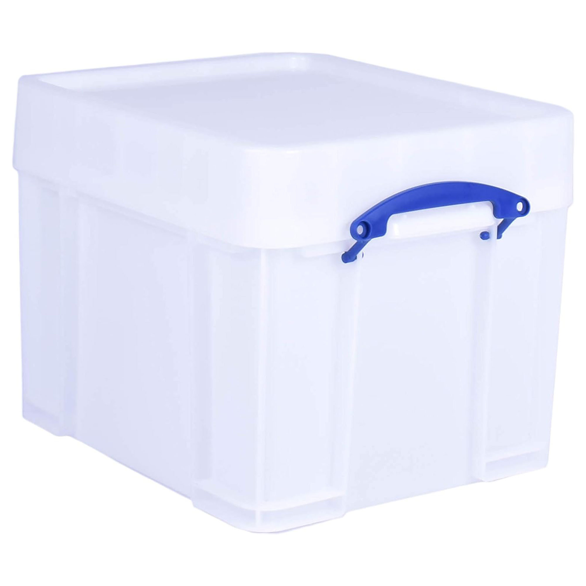 Ivy Bronx 35 Liter Extra Strong Plastic Storage Box with XL Lid, White ...