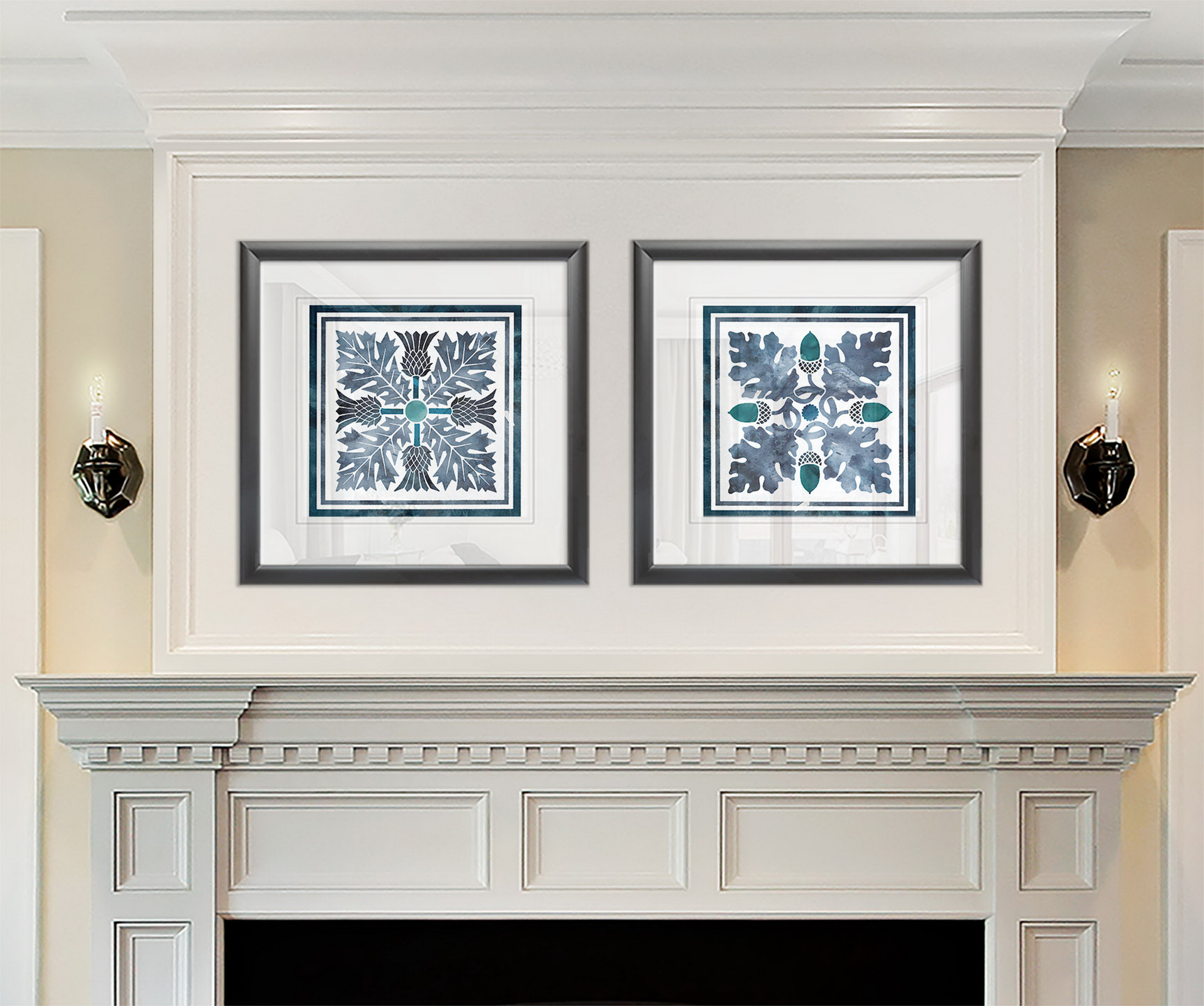 Charlton Home® Nature Wash III - 2 Piece Picture Frame Print Set ...