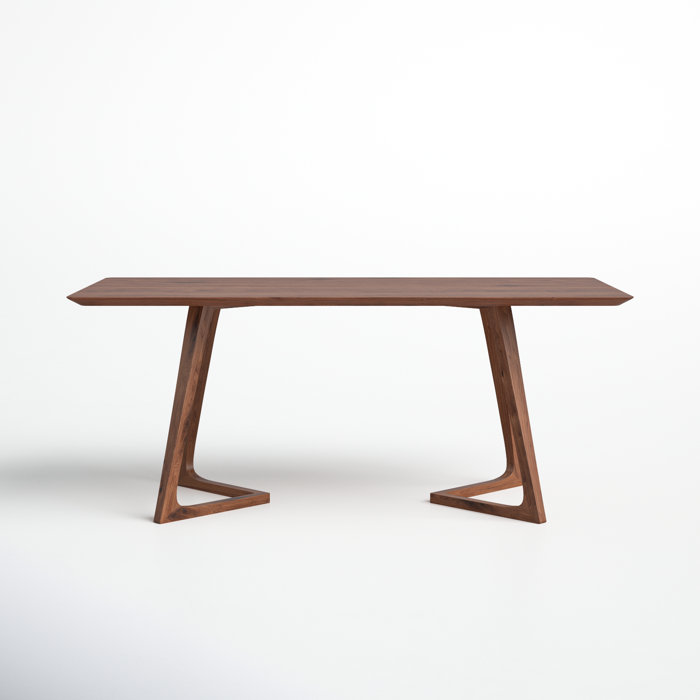 AllModern Fischer 71'' Ash Solid Wood Dining Table & Reviews | Wayfair