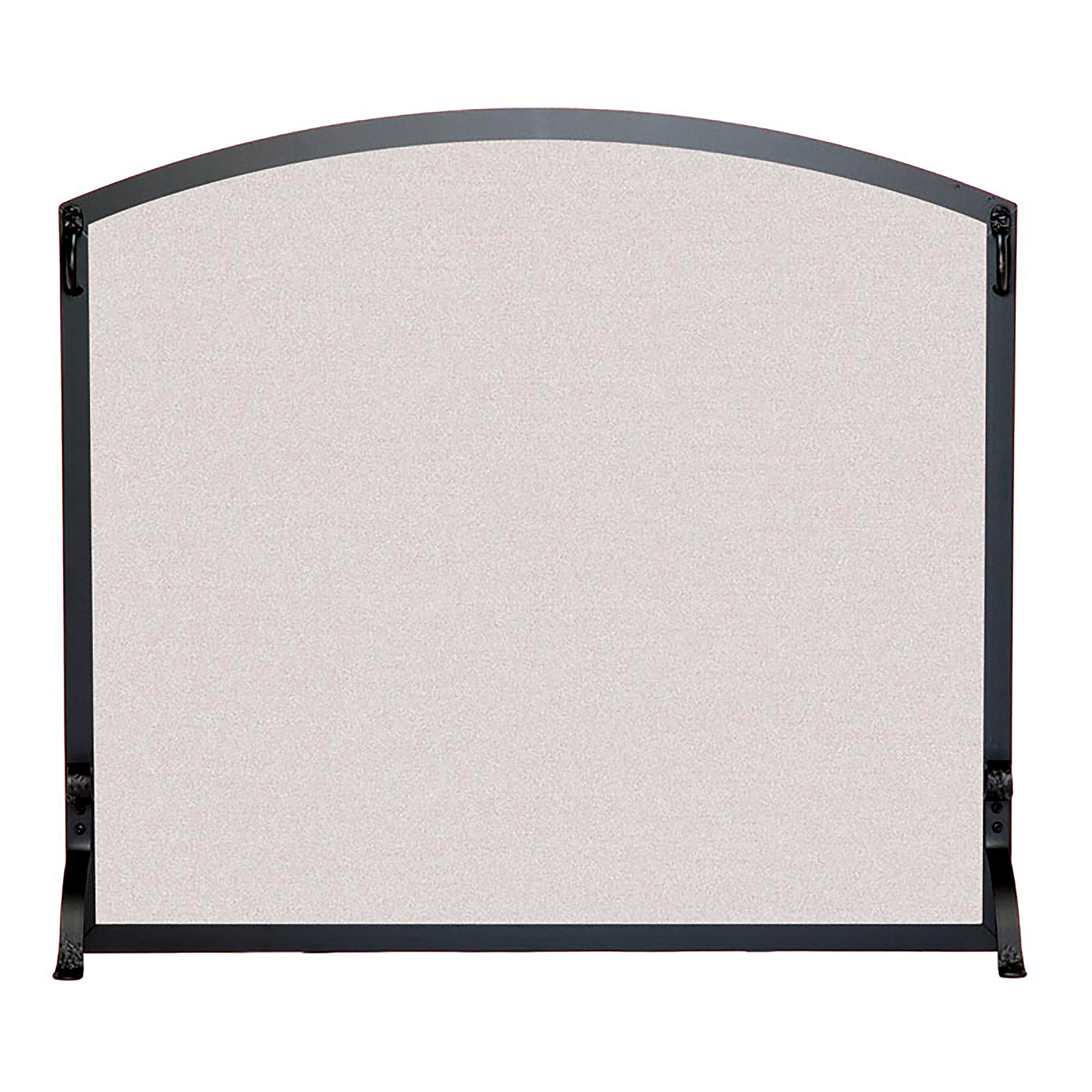 Hokku Designs Small Flat Fireplace Screen With Arched Top | Wayfair