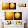 Ivy Bronx Moon Lemon Light Fantasy - Abstract Shapes Square Collage Set ...
