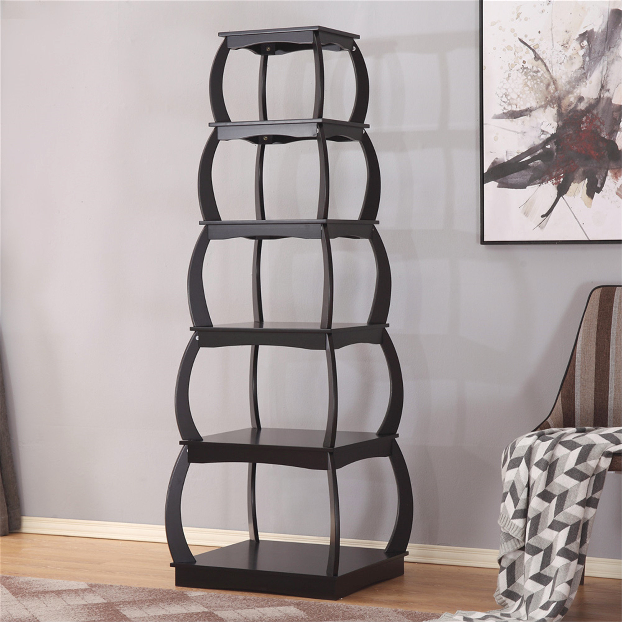 Lark Manor™ Stylish And Functional 5-Layer Bookshelf For Home Decor And ...