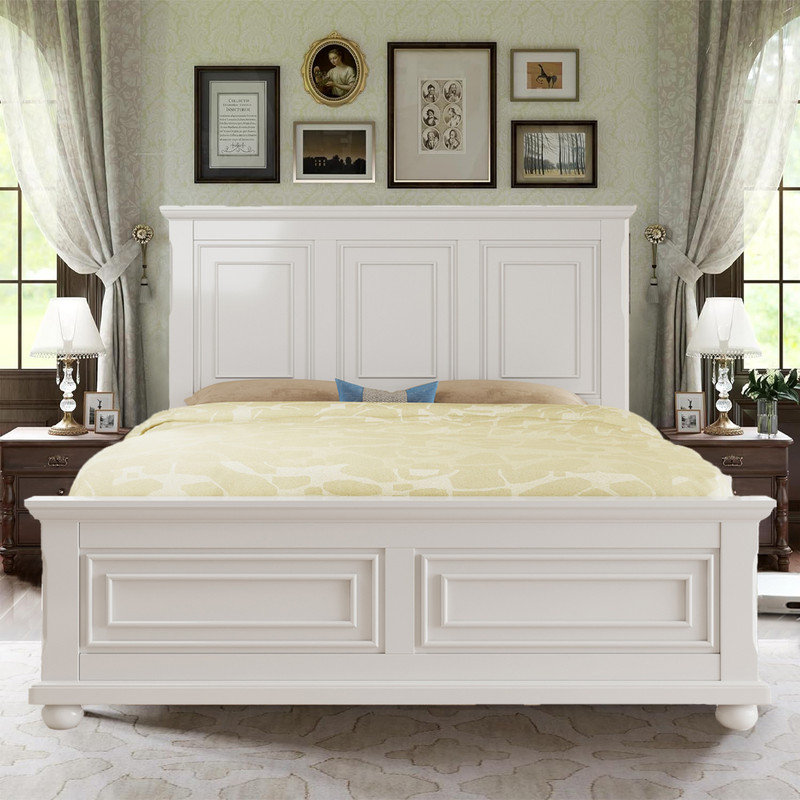 Alcott Hill® Demint Solid Wood Platform Bed & Reviews | Wayfair