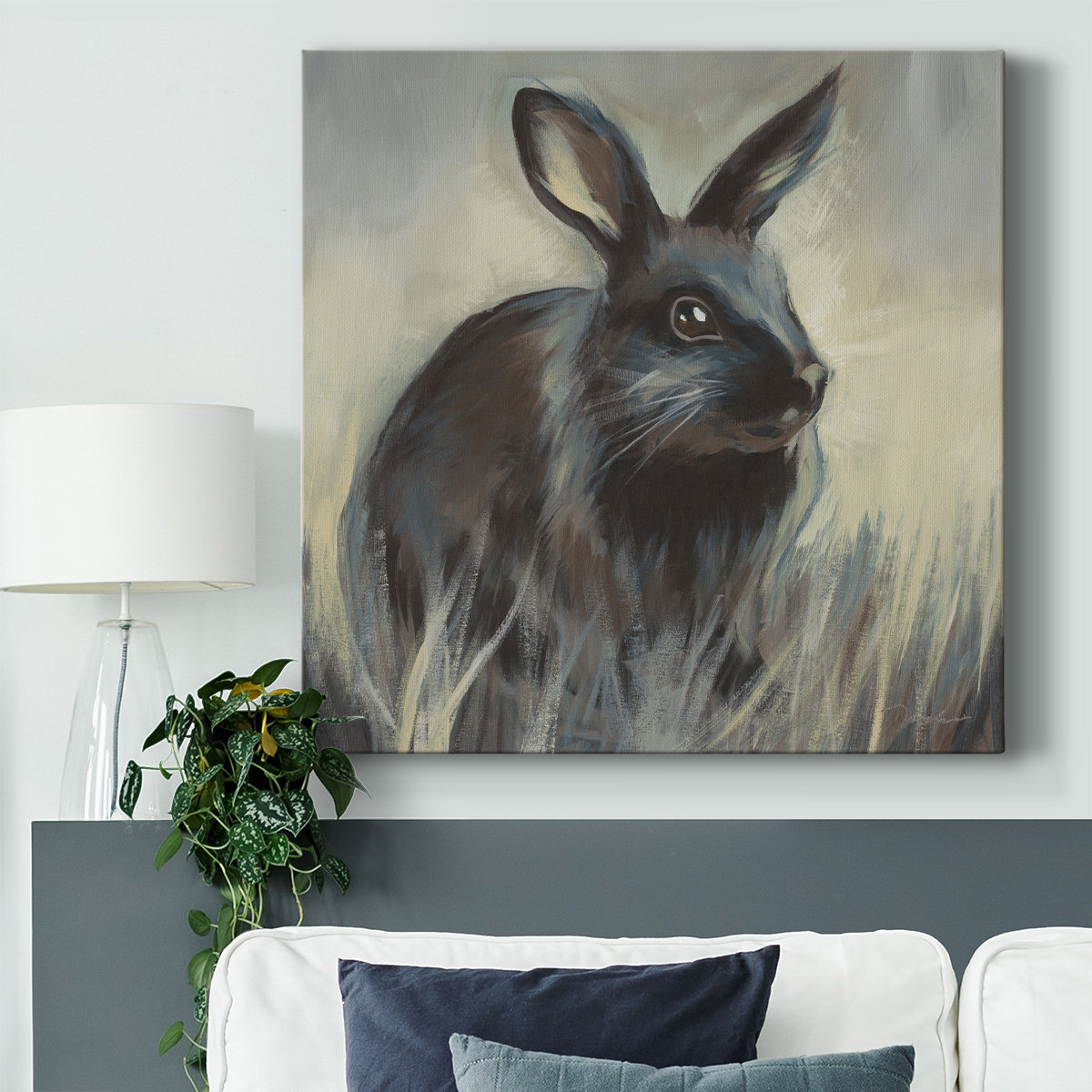 August Grove® Wild Hare I On Canvas Print | Wayfair
