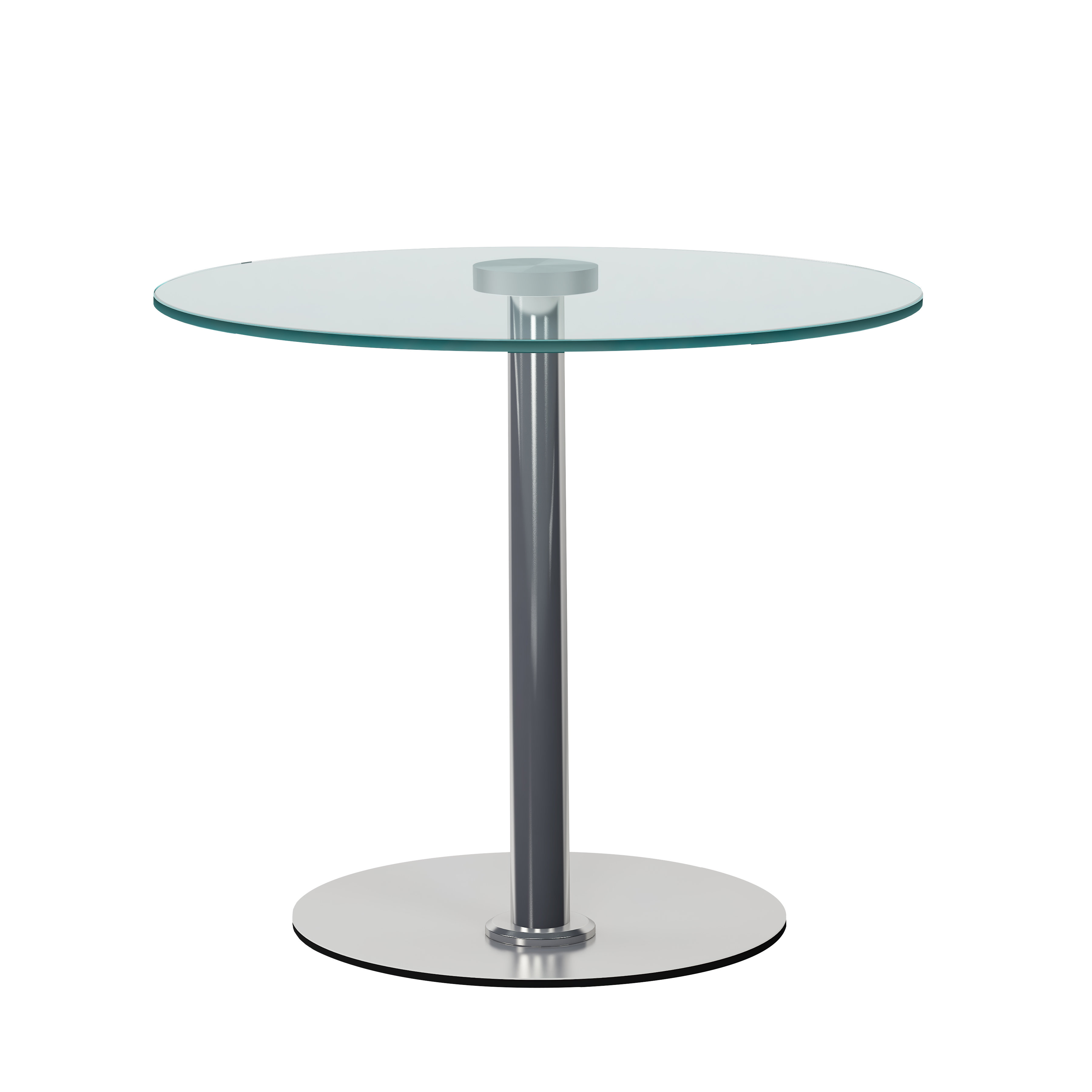 Chintaly Imports Contemporary Glass Top Lamp Table | Wayfair