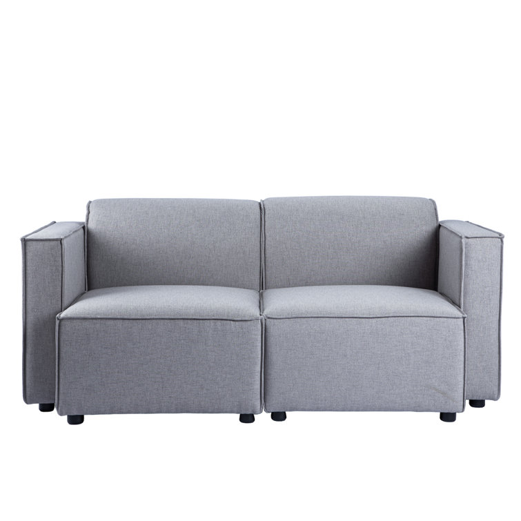 Latitude Run Kirshon 170Cm Square Arm Modular Sofa | Wayfair.co.uk