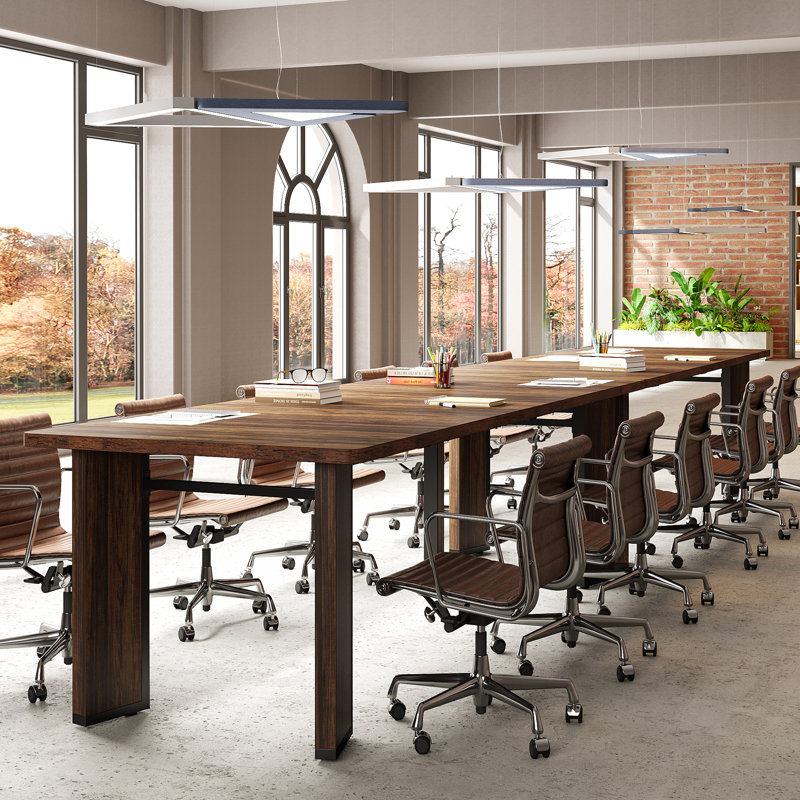Millwood Pines Colavito Rectangular Conference Table (Set of 2) | Wayfair