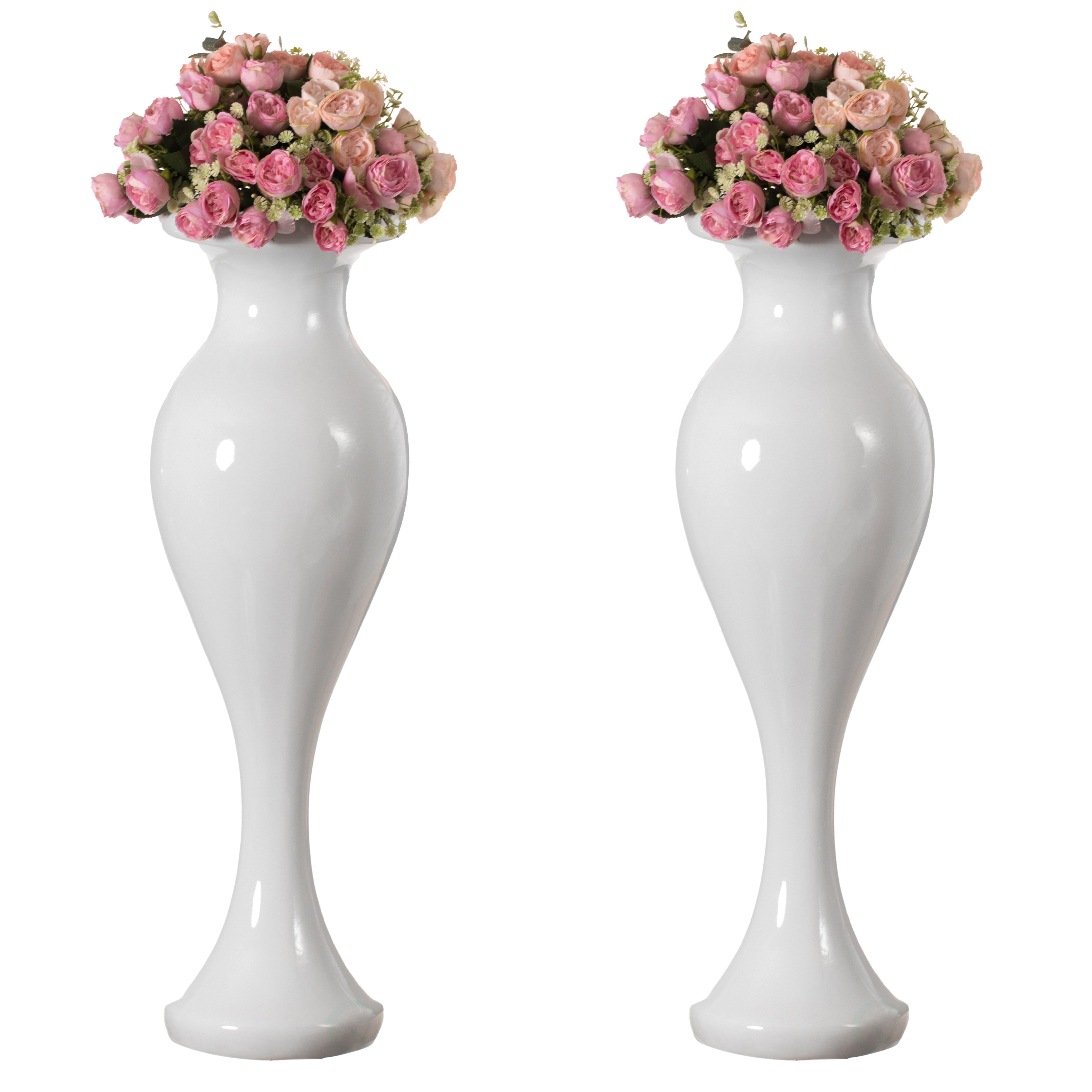 Uniquewise Fiberglass Floor Vase | Wayfair
