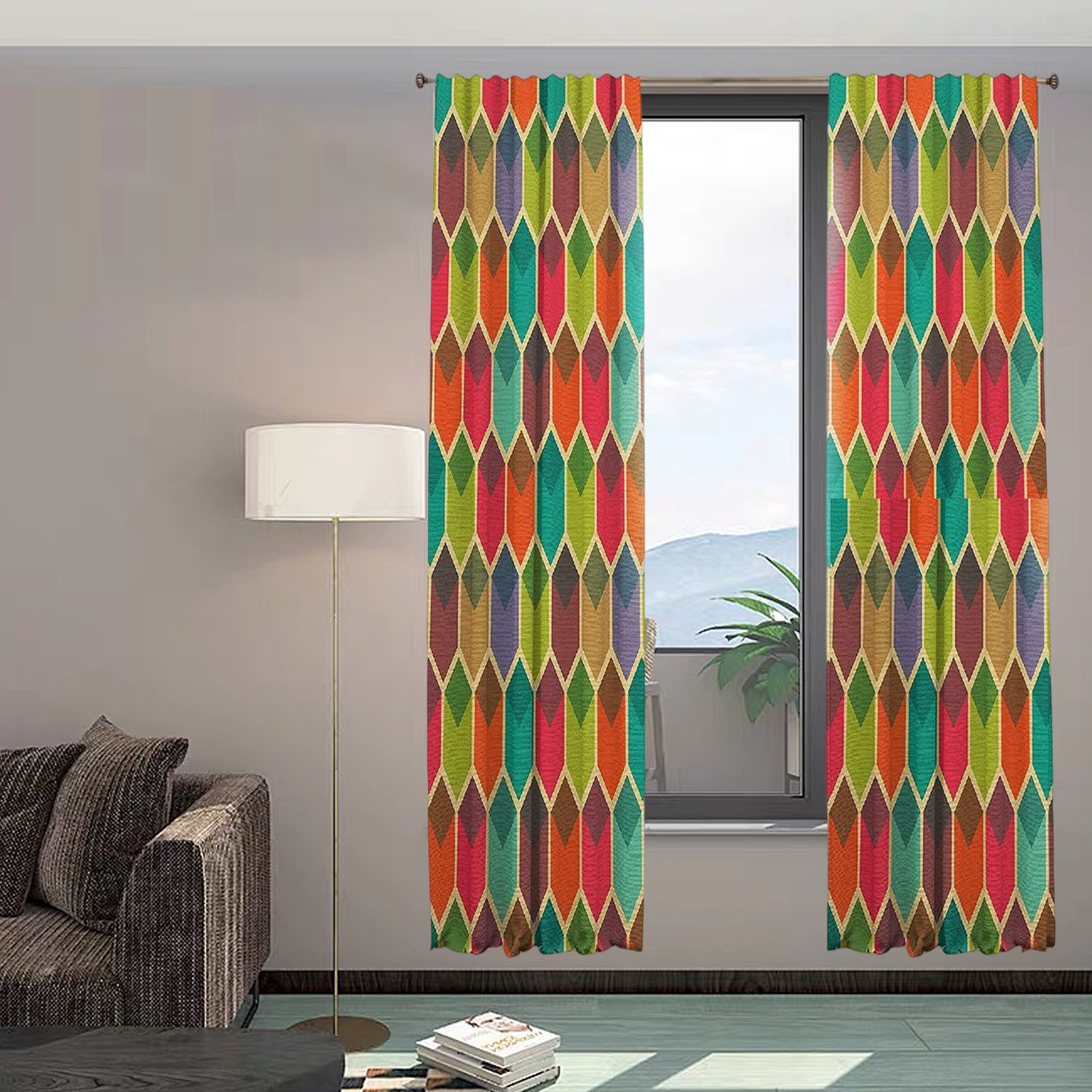 Frifoho Microfiber Curtain | Wayfair