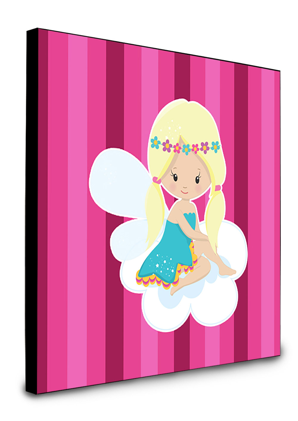 Harriet Bee Allyanna Blonde Fairy Artwork Wall Panel | Wayfair