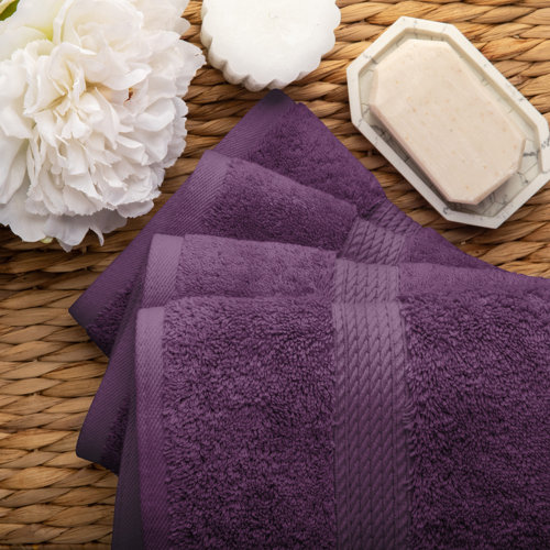 Purple Bath Towels You'll Love | Wayfair