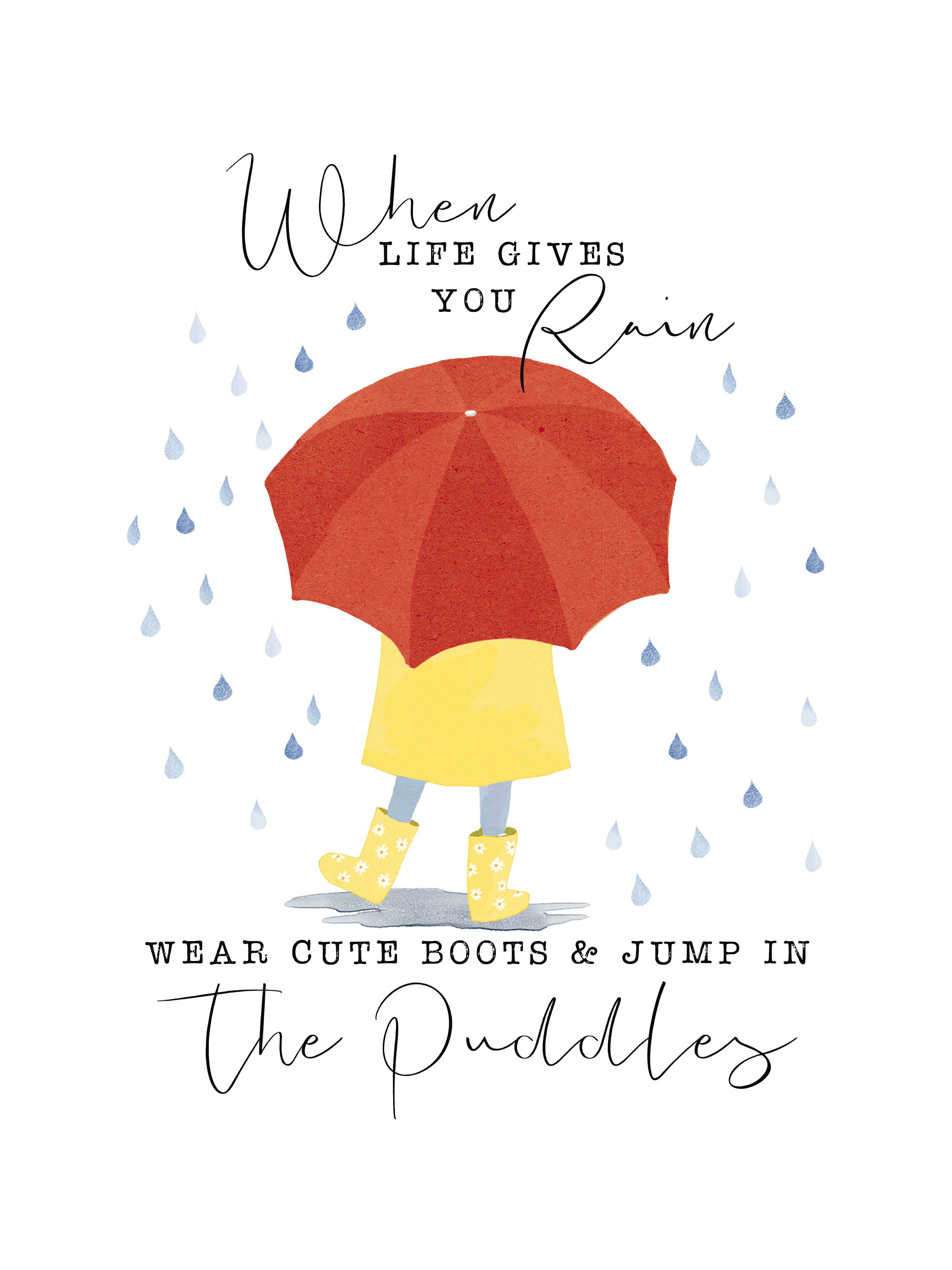 Trinx When Life Gives You Rain Wear Cute Boots - Wayfair Canada