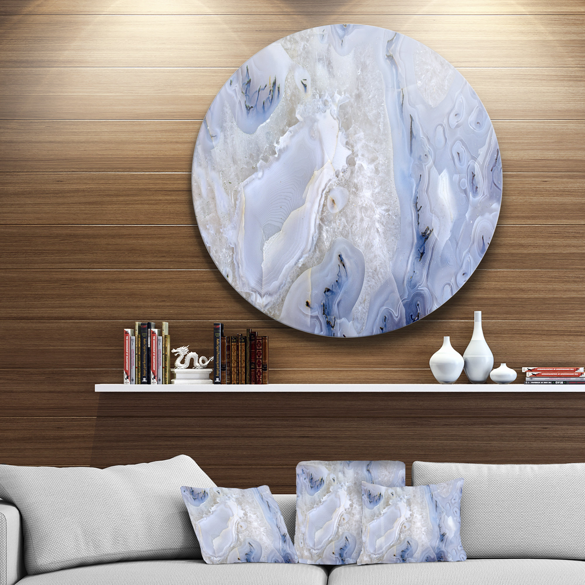 East Urban Home Agate Stone Background - Abstract Print & Reviews | Wayfair