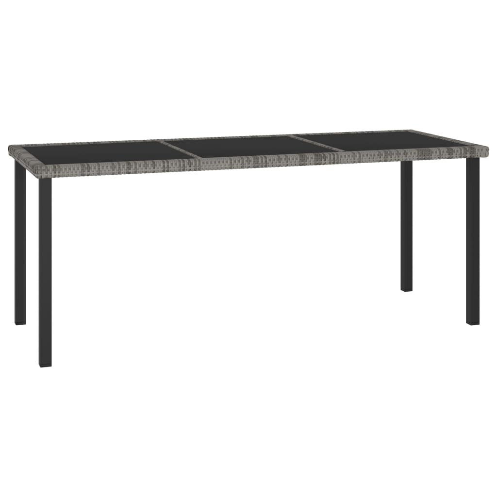 Wade Logan Rectangular Patio Dining Table Outdoor Coffee Table with ...