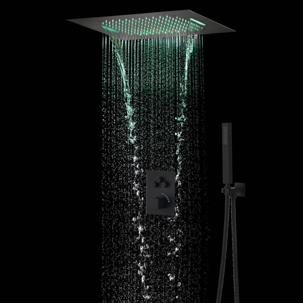 Wonderland America Thermostatic Complete Shower System with Rough in ...