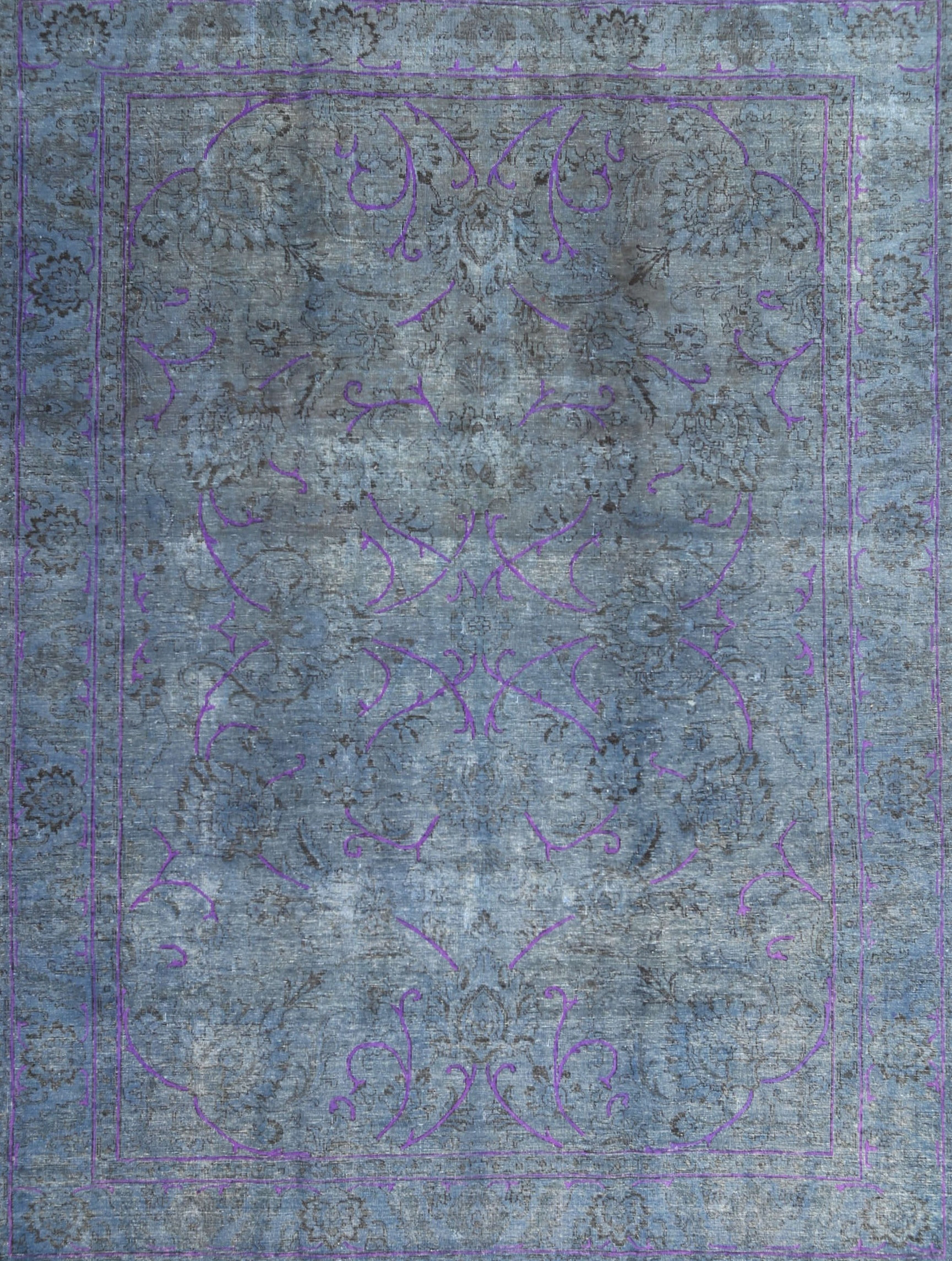 Latitude Run® Nathanial Hand-Tufted Wool Blue Area Rug | Wayfair
