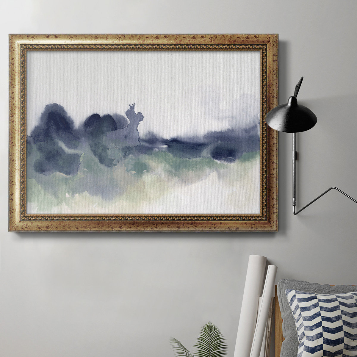 Orren Ellis Lake Fog I by Tom Potocki - Picture Frame Painting on ...