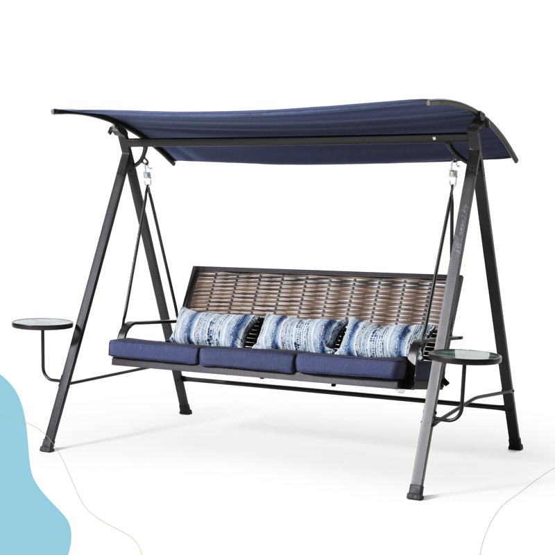 Latitude Run® Rohnan Porch Swing with Canopy | Wayfair