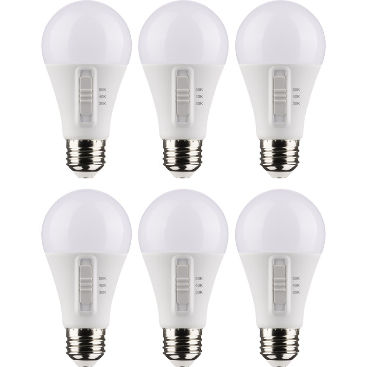 Satco 75 Watt Equivalent A19 E26/Medium (Standard) LED Bulb - Wayfair ...