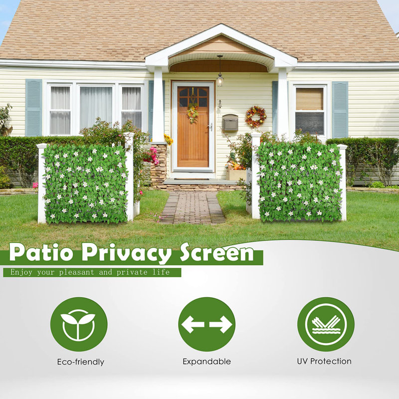 Betterhood Expandable Faux lvy Privacy Fence Panel | Wayfair