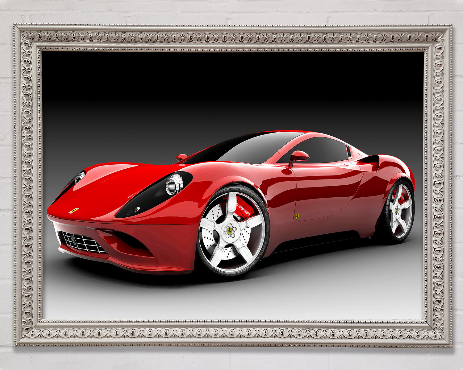 Bright Star Ferrari Monster Red Framed Print | Wayfair.co.uk