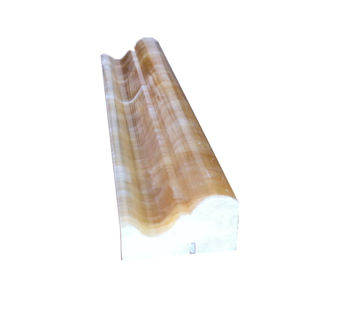 Stone & Tile Shoppe, Inc. Honey Onyx 2" x 12" Crown (Mercer) Molding ...