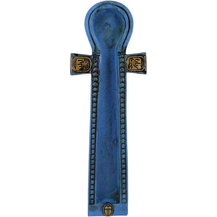 Dakota Fields Egyptian Beautiful Blue Hieroglyphic Symbols Golden ...