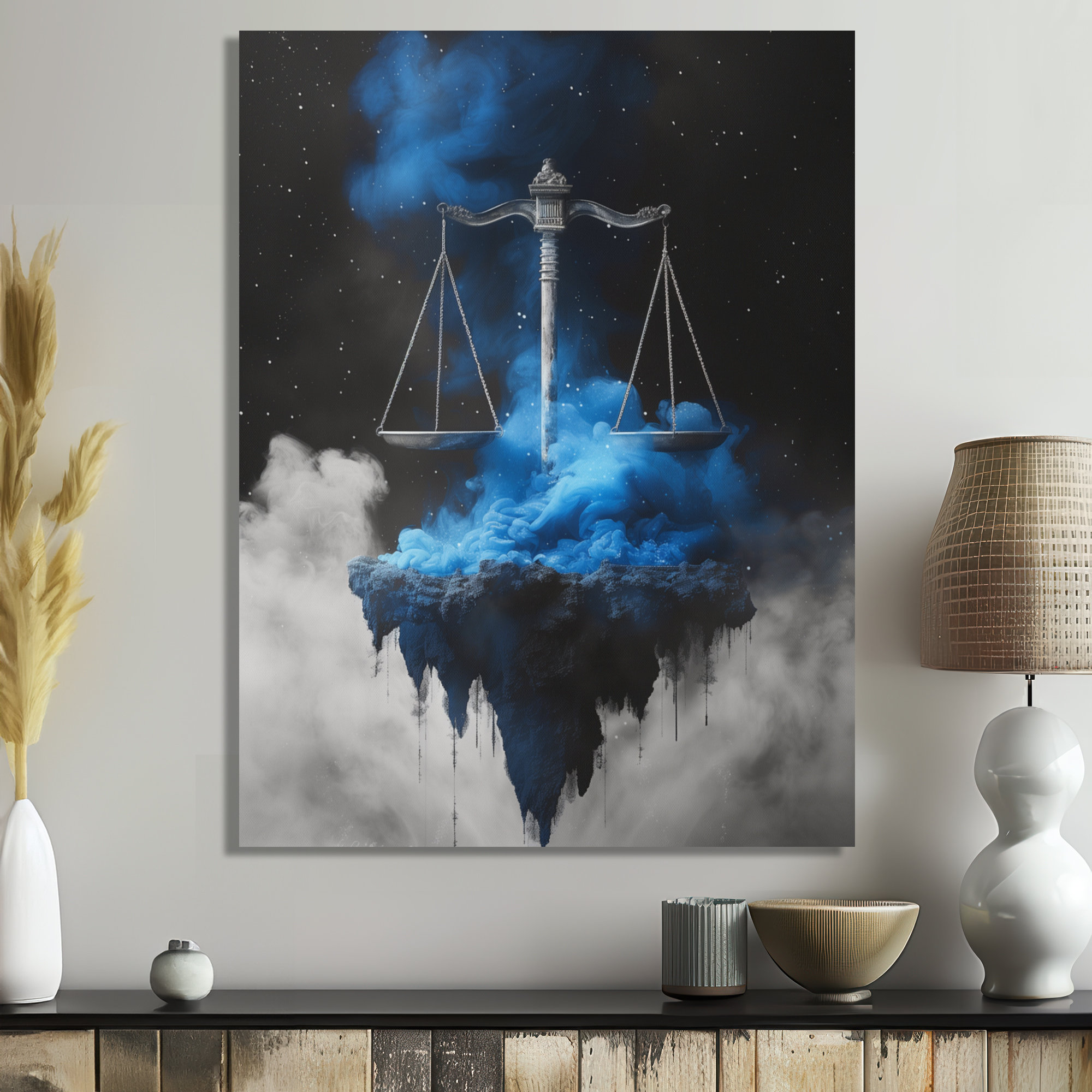 Latitude Run® Blue Black Astrology Cosmic Balance Libra - Astronomy ...