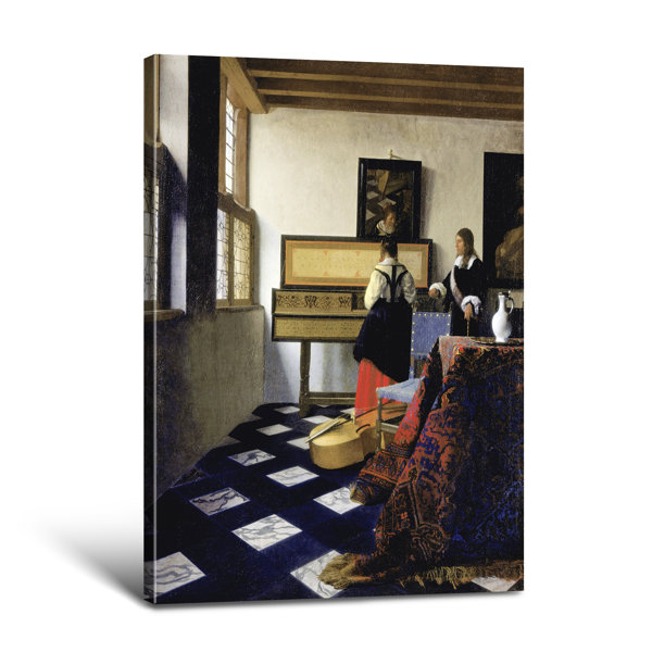 Alcott Hill® The Music Lesson (Ca. 1662Â€“1665) | Wayfair