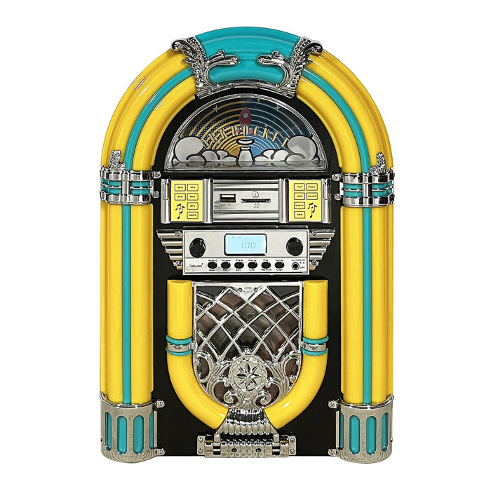Arkrocket Audio Arkrocket Tabletop Mini Jukebox CD Player & Reviews ...