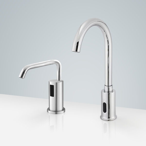 BathSelect Touchless Commercial Motion Sensor Bathroom Faucet with ...