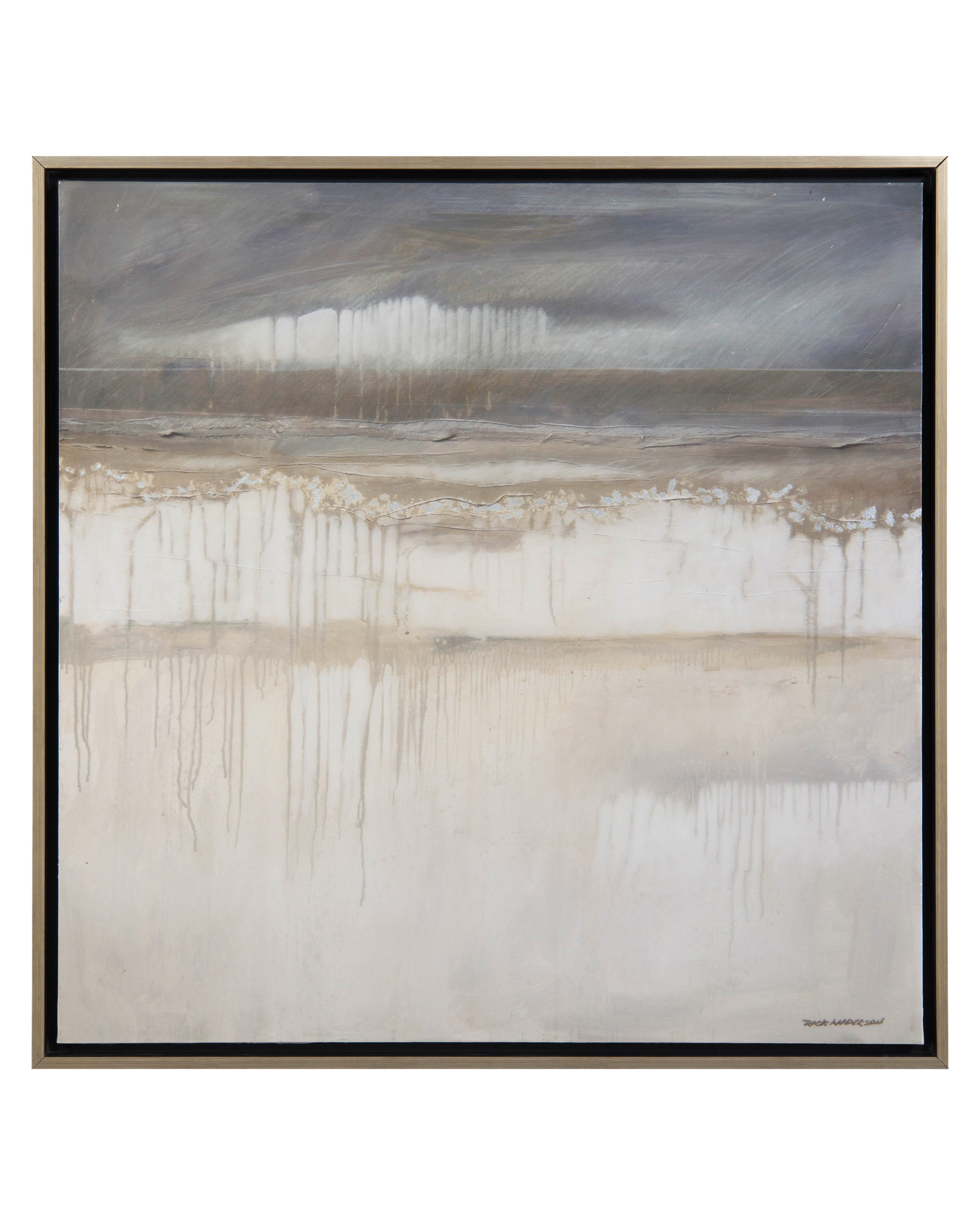 John-Richard Rainy Day at the Beach by Rick Anderson - Picture Frame ...