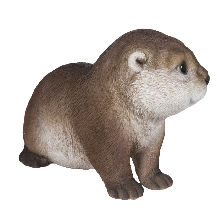 Hi-Line Gift Ltd. Otter Leaning Forward Animal Statue & Reviews | Wayfair