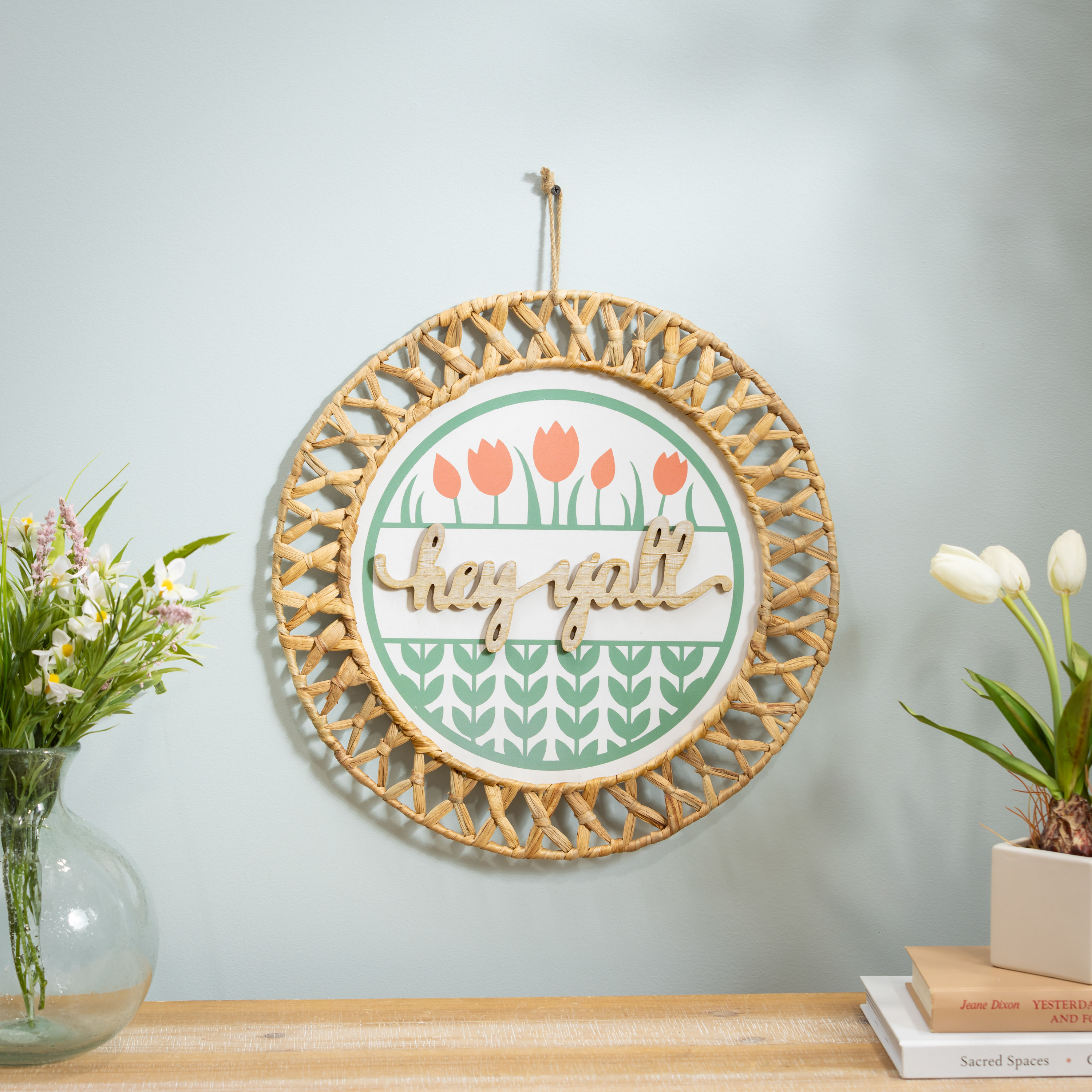 Bay Isle Home™ Hey Yall" Round Wall Décor, 18" | Wayfair