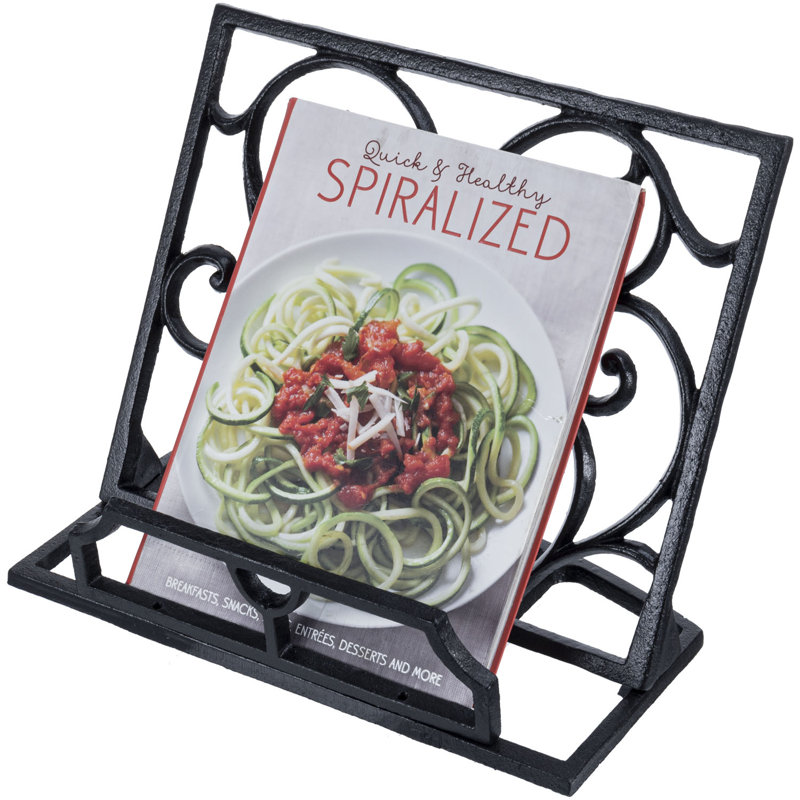 MyGift Cast Iron Counter Book Stand | Wayfair
