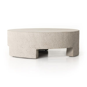 AllModern Hobart Stone/Concrete Coffee Table | Wayfair