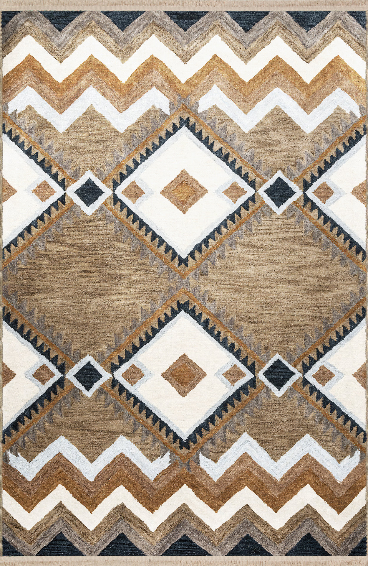 Dakota Fields Multi-Colored Scandinavian Design Geometric Shape ...