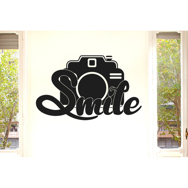 East Urban Home Smile At The Camera Wall Sticker | Wayfair.co.uk