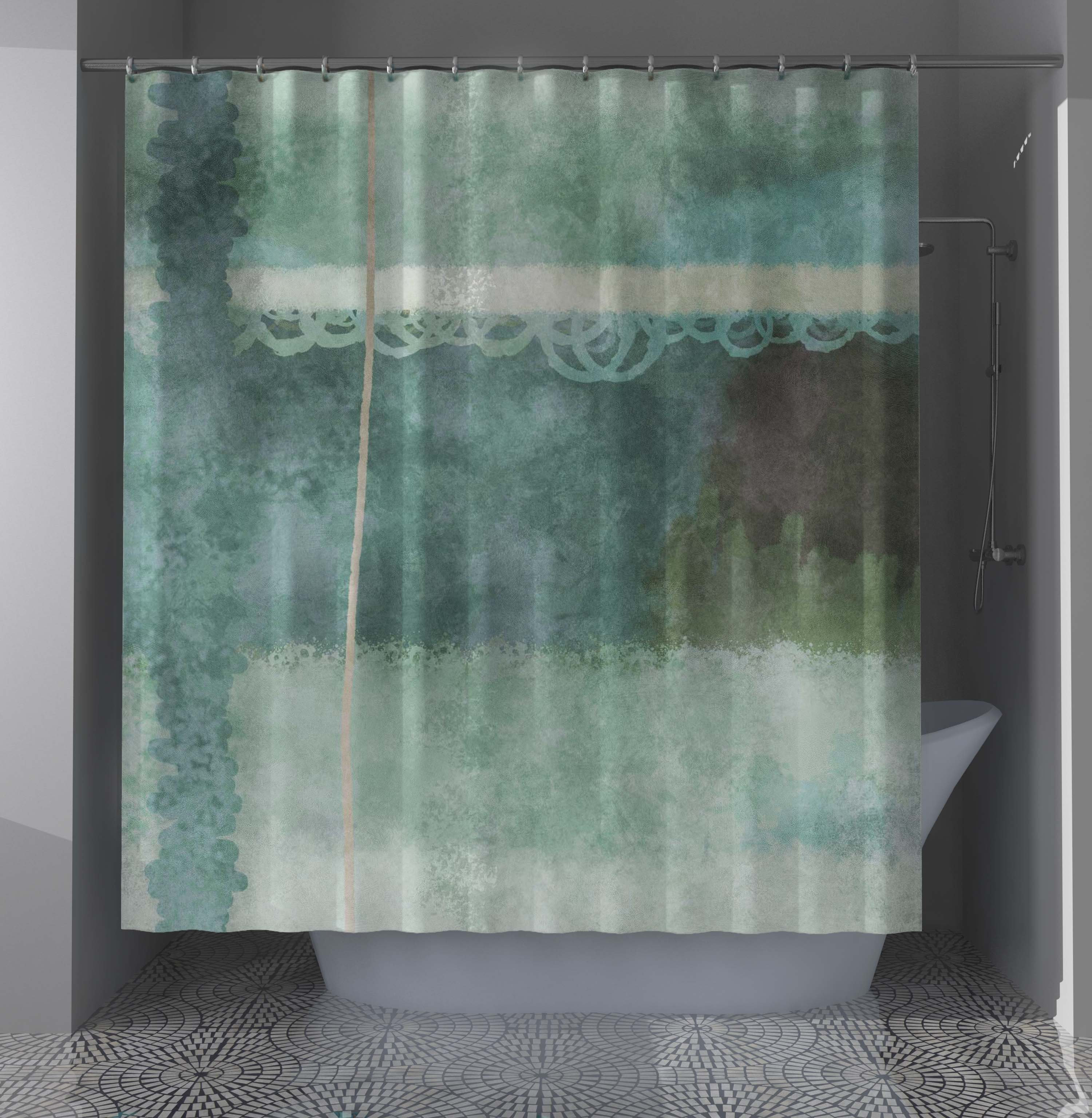 East Urban Home Peak Unblemished Shower Curtain | Wayfair