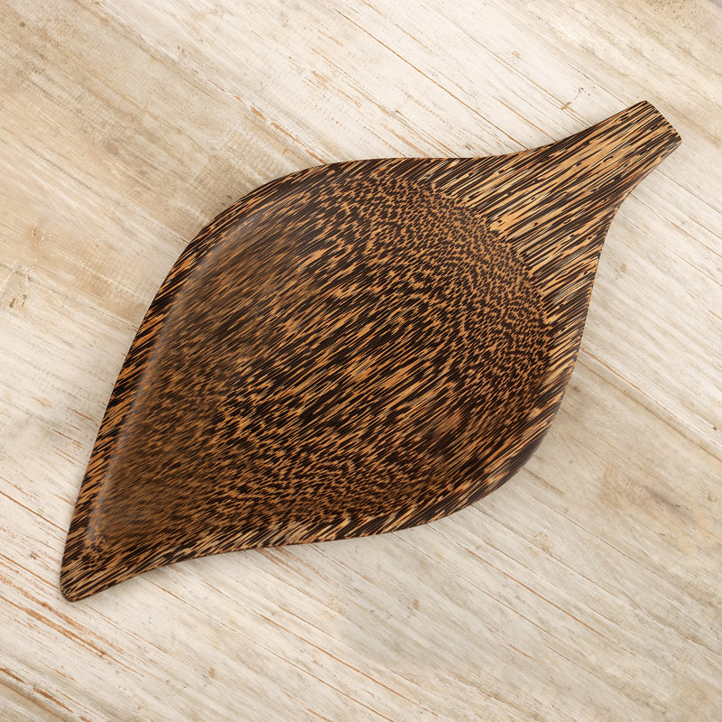 Union Rustic Jiar Wood Platter | Wayfair