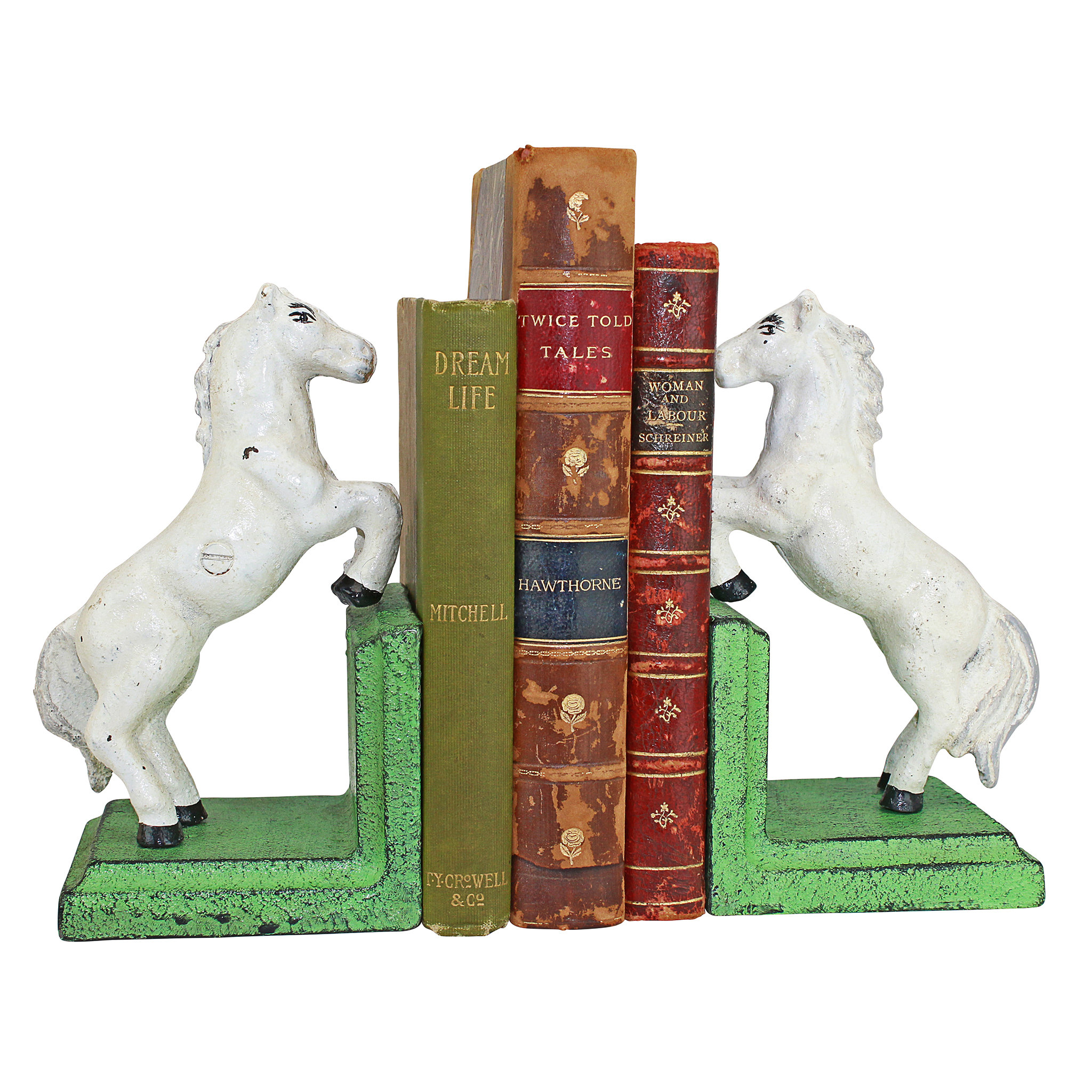 Design Toscano Majestic Stallion Cast Iron Sculptural Bookends ...